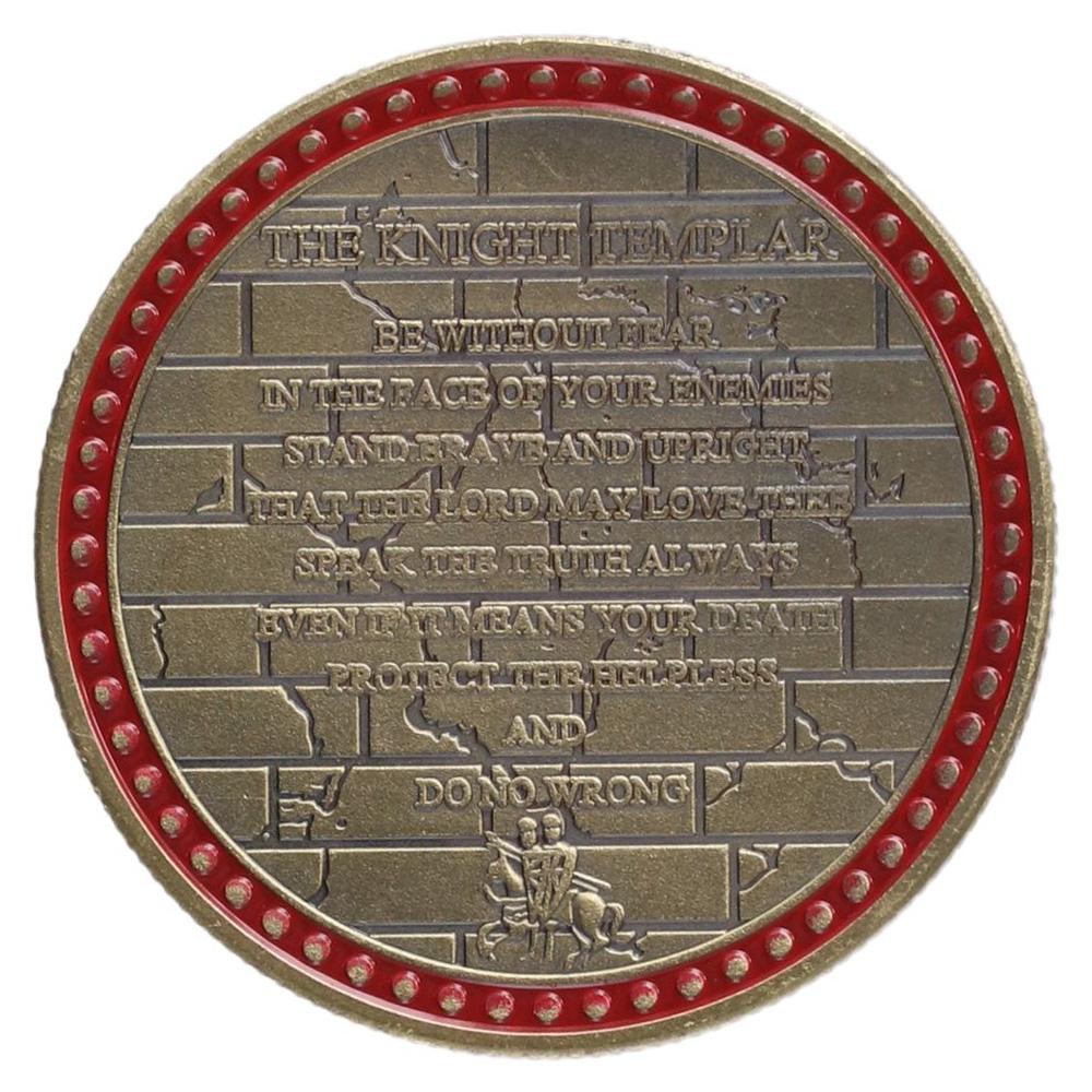 The Knights Templar Souvenir Coin Coin Decoration Culture Challenge ...