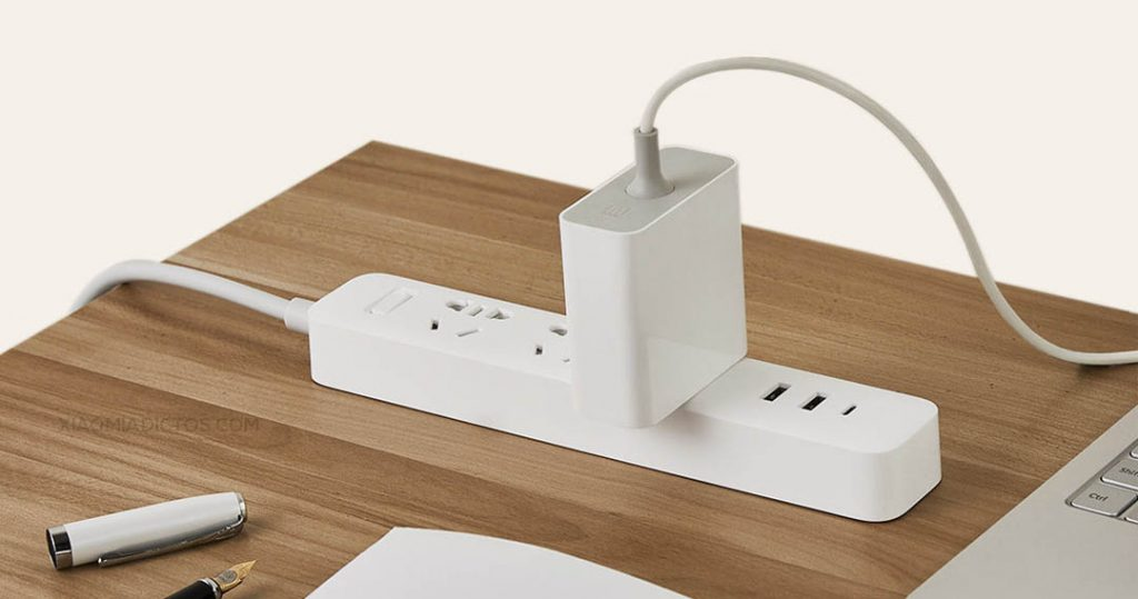 Xiaomi Mi Power Socket Portable Strip Plug Adapter Fast Charging 3 USB ...