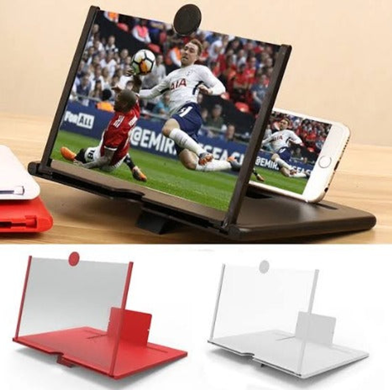 3D Glass Magnifier Mobile Accessories Mobile Phone Screen Amplifier ...