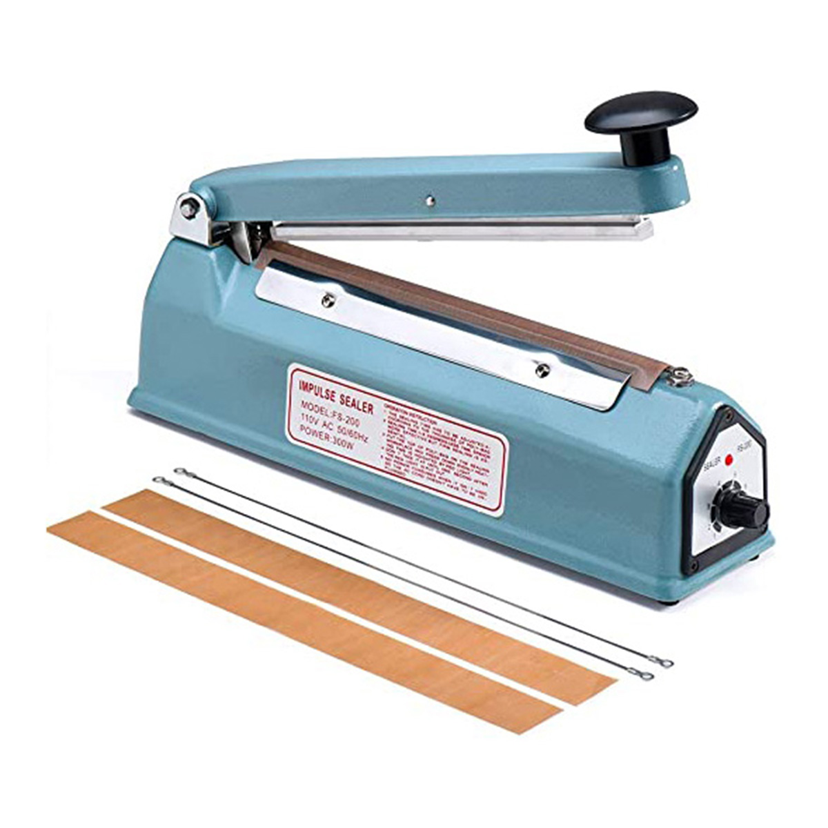 Kingstar MOD.PFS-200)/8 Heavy-Duty Impulse Sealer Machine (220v- 50 ...