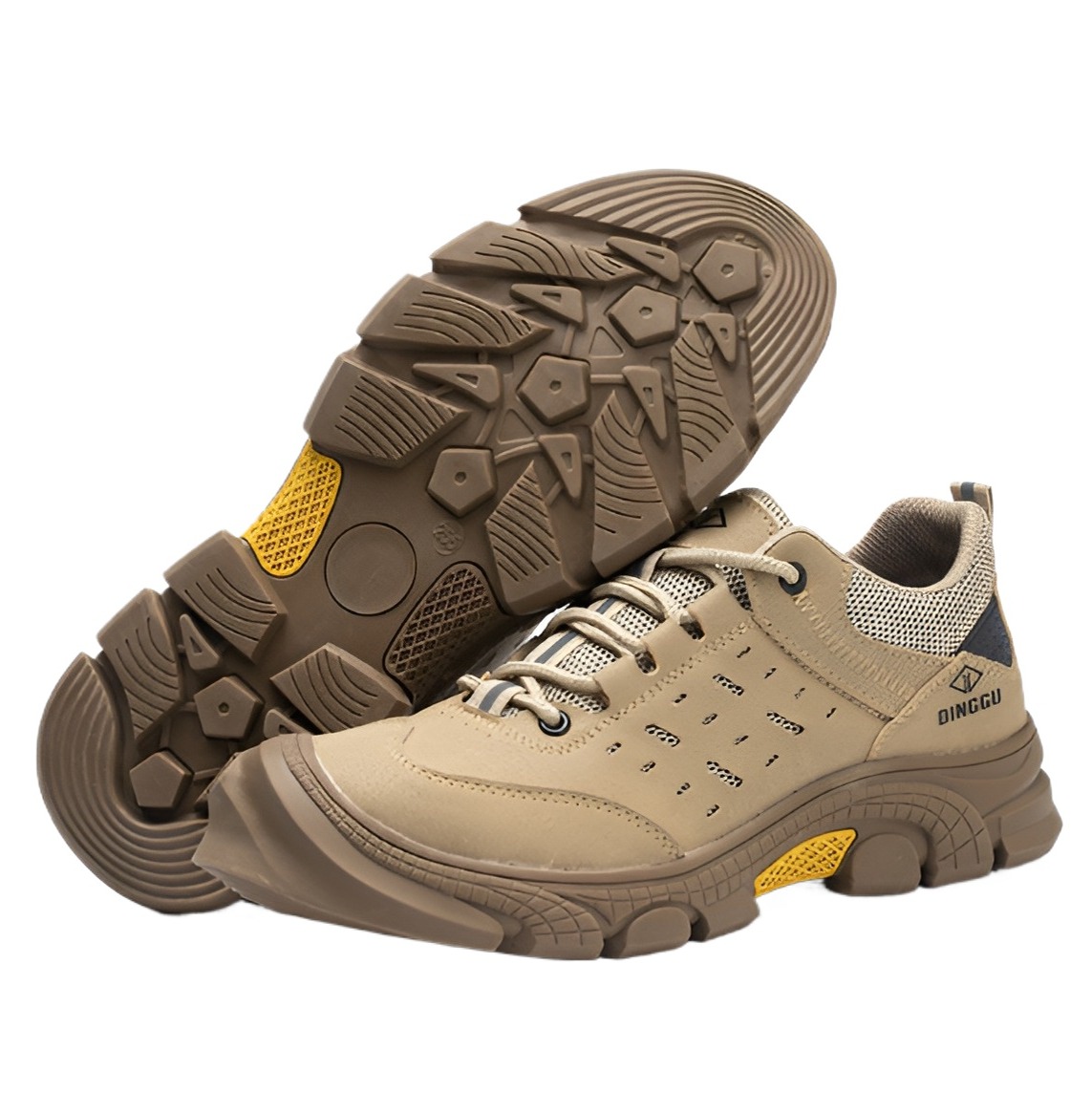 DINGGU safety shoes/ Steel toe and steel mid sole safety shoes/ Light ...