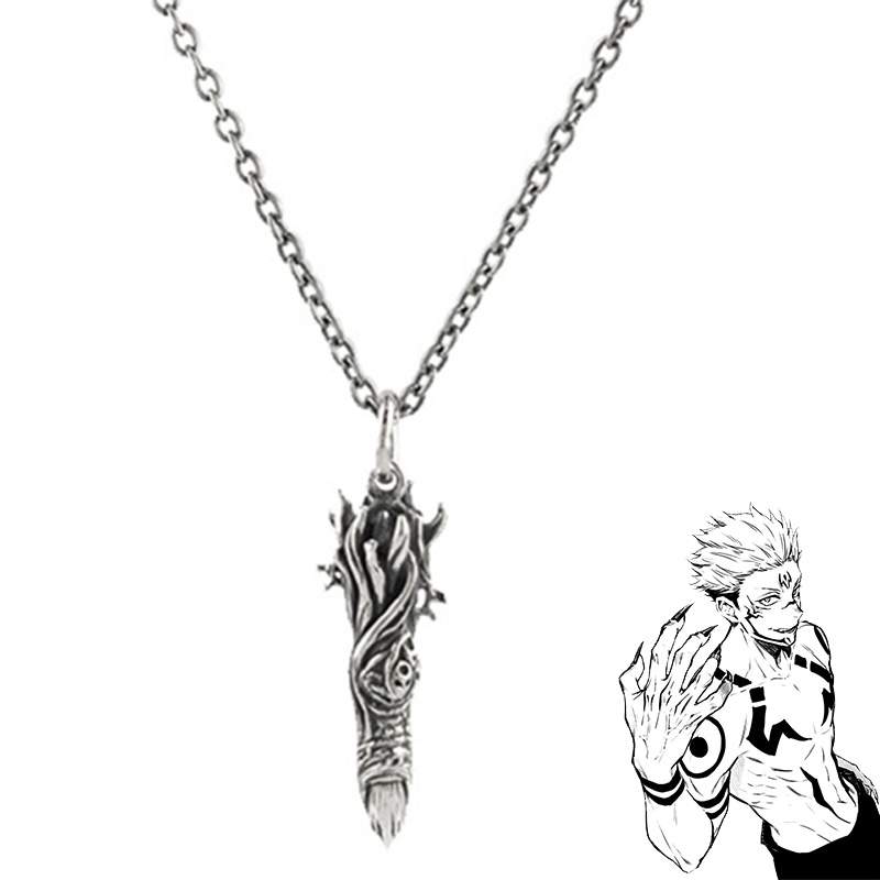 Anime Jujutsu Kaisen Necklace Gojo Satoru Eye Ryomen Sukuna Rings ...