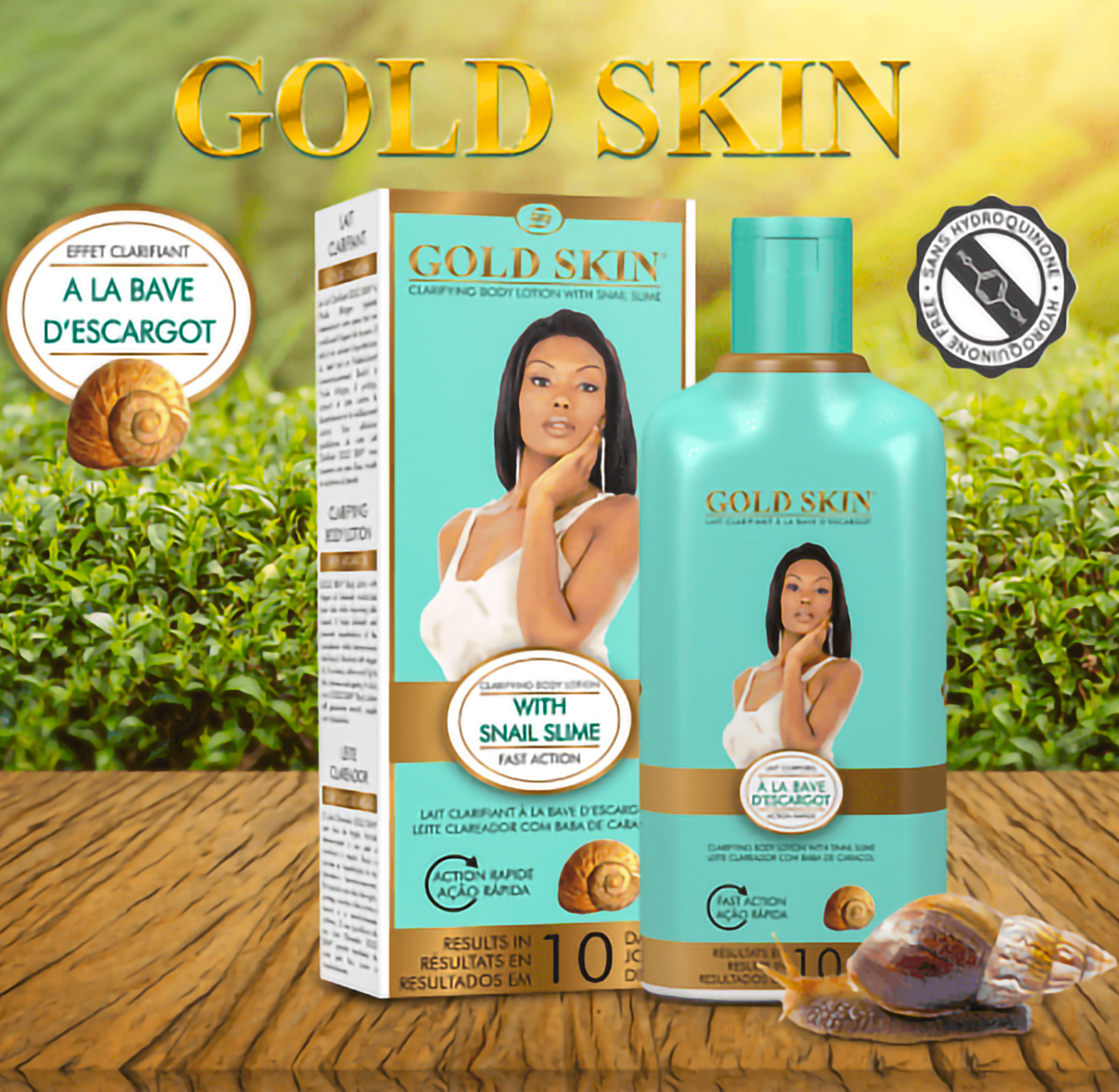 Gold Skin Clarifying Body Lotion with Argan Oil 450ml Daraz .bd