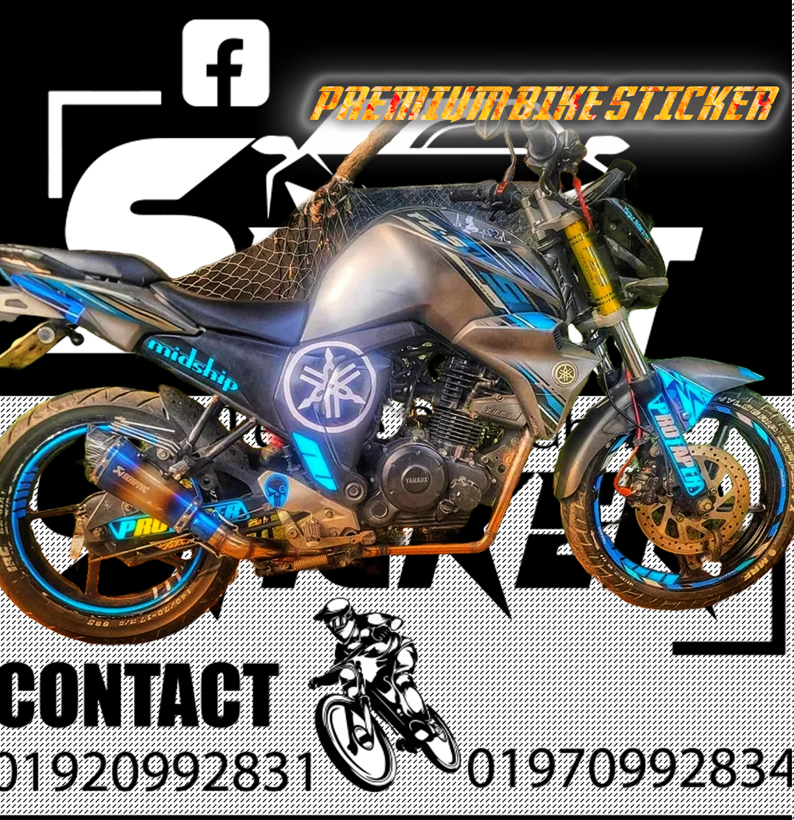 Fz V2 decal sticker available || Graphics Sticker available || bike ...