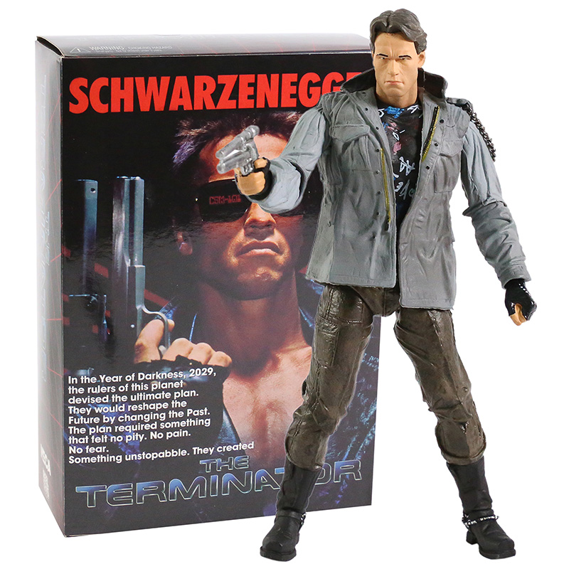 NECA The Terminator T-800 T-1000 Endoskeleton PVC Action Figure ...