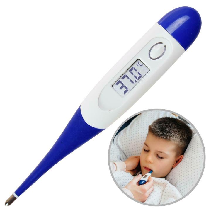 Digital Flexible Thermometer Tester for Baby Children Adult, Easy ...