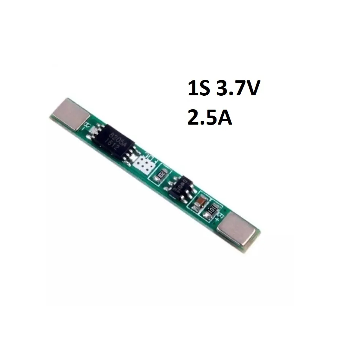 1S 3.7V 2.5A Lithium Battery Protection Module BMS PCM PCB Polymer Over ...