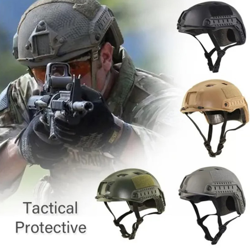 Military Helmet Fast Helmet Airsoft Tactical FAST Helmet Protective ...