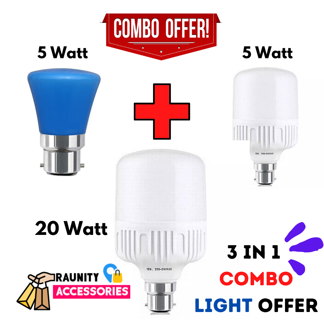 LED Lights Combo 3 IN 1 Offer - Light - Light | Daraz.com.bd
