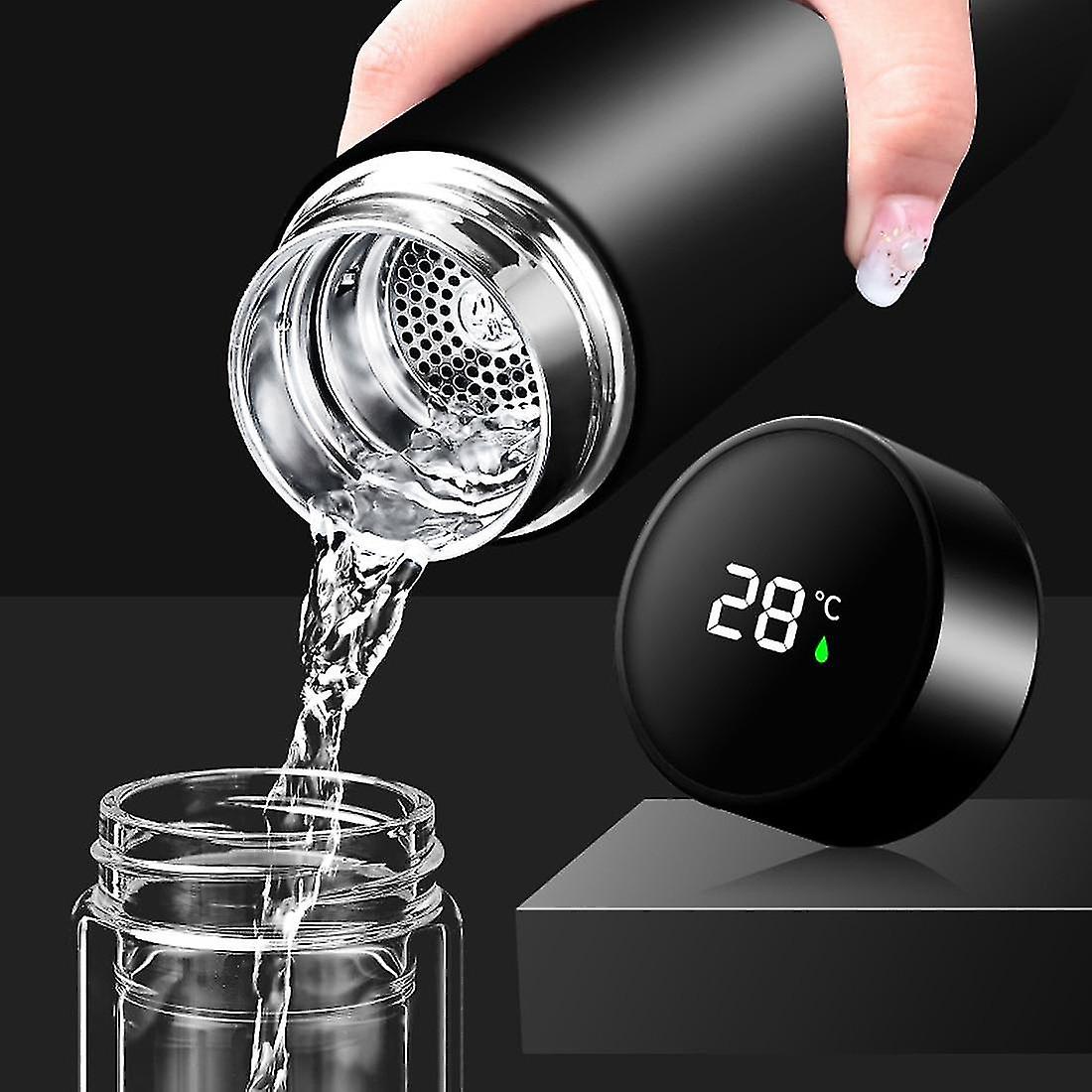 Flask smart temperature display baby kids water bottle insulated ...