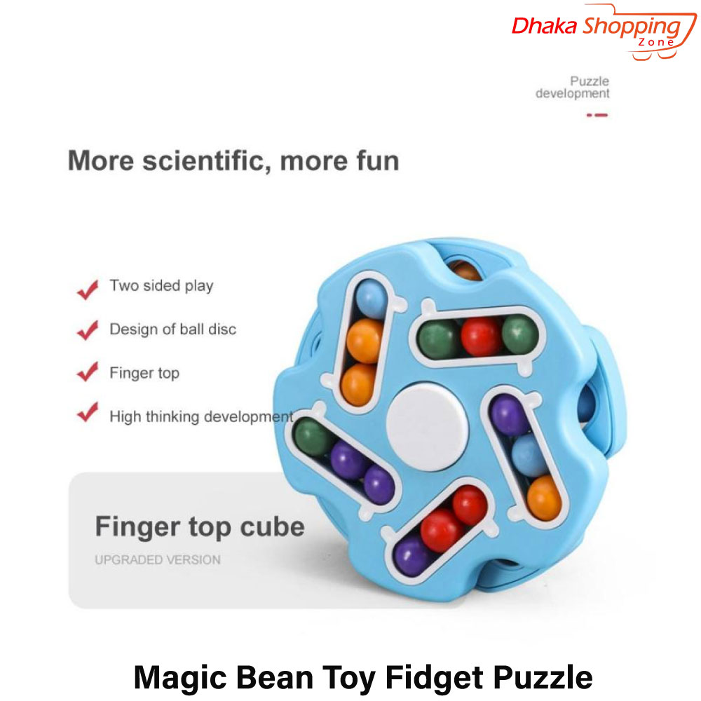 Toys Kids Fingertip Magic Disc Rotating Magic Bean Toy Fidget Puzzle-3 ...