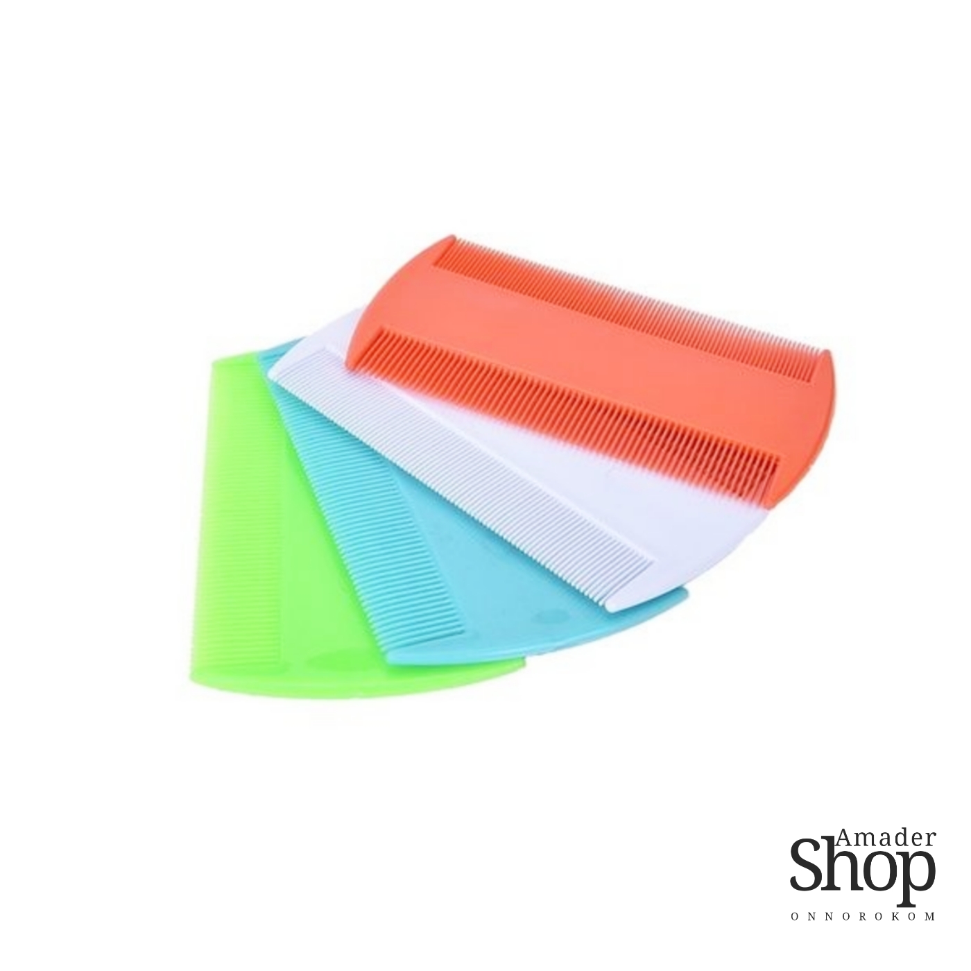 Hair Hard Rubber Lick Comb (উকুনের চিরুনি)-2 Piece Ukun Marar Chiruni ...