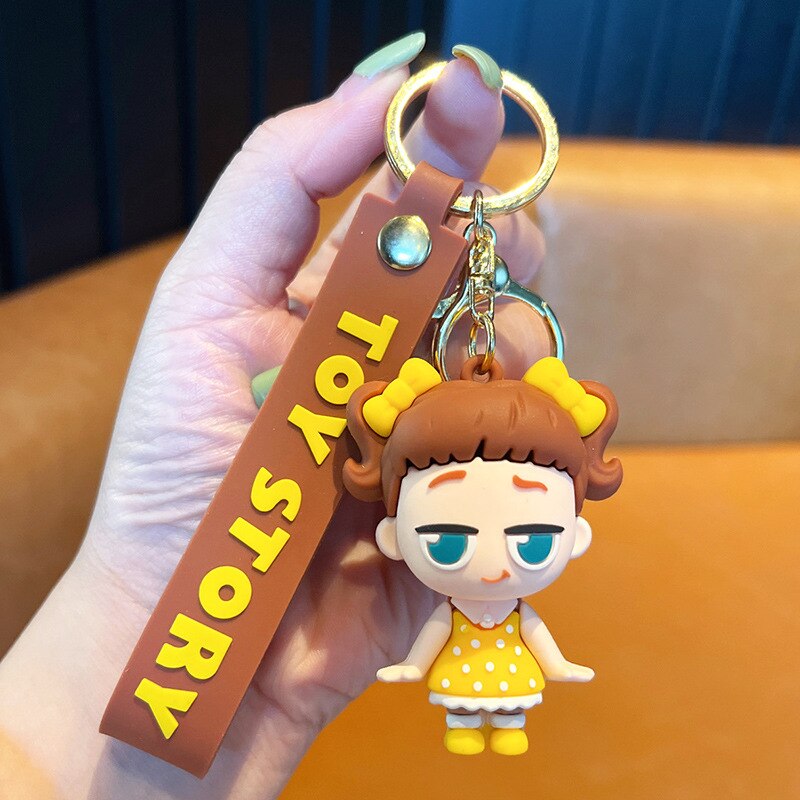 Disney Toy Story Keychains Anime Buzz Lightyear Woody Lotso Keyring ...