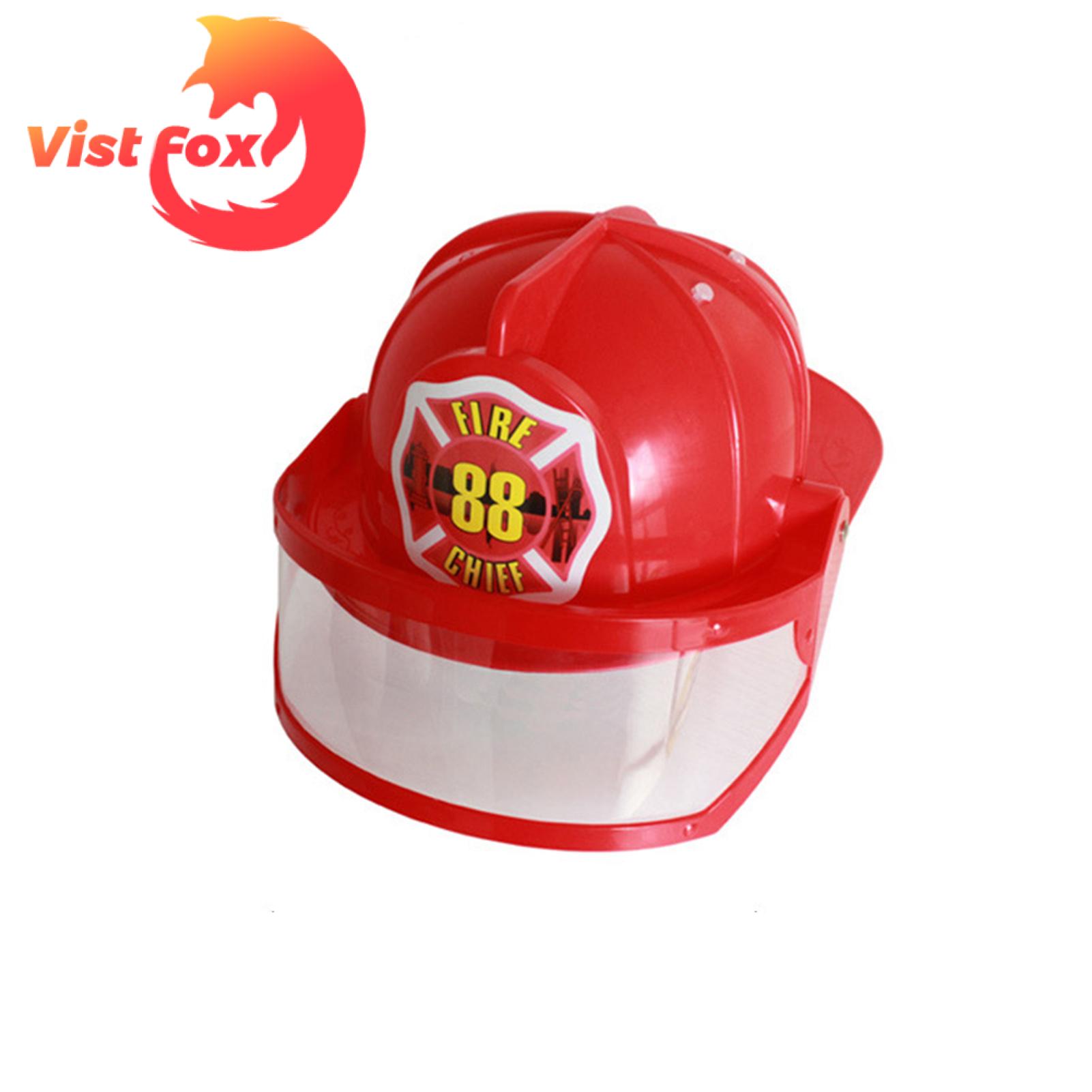 Fireman Helmet Fireman Helmet Toy Adjustable Buckle Lightweight Bright ...