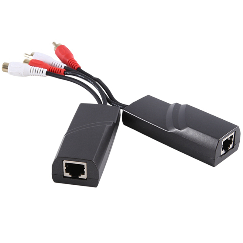 1 Pair Audio Network Cable Extender Twisted Pair Transmitter Gray ...