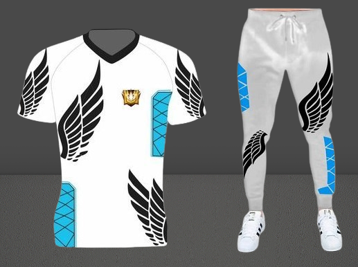 New Stylish Free Fire Angelic Pant And T-shirt (Set )For Men | Daraz.com.bd