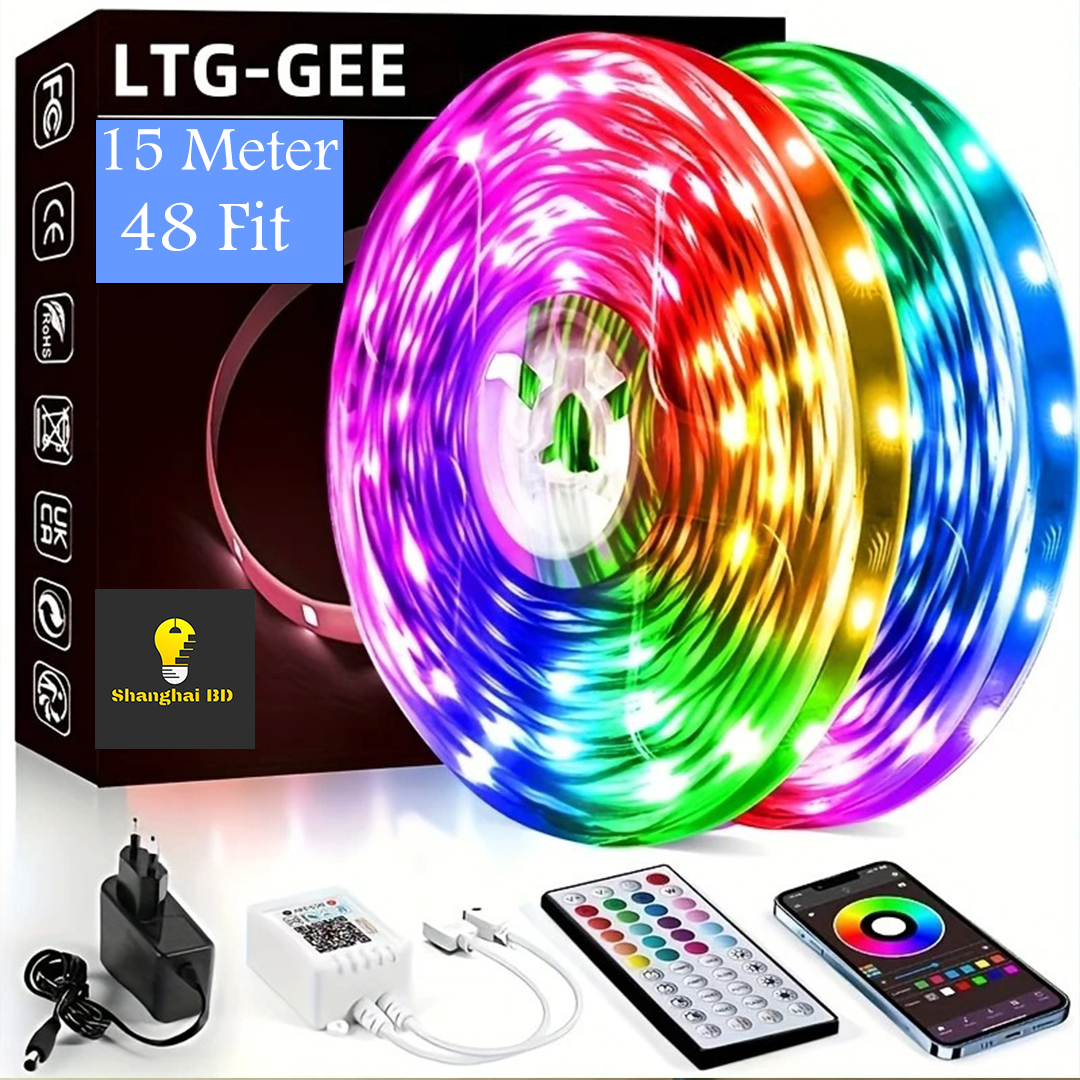 LED Strip Lights with 44 Key Remote Control 10 M 32 fit, Multi-Color ...
