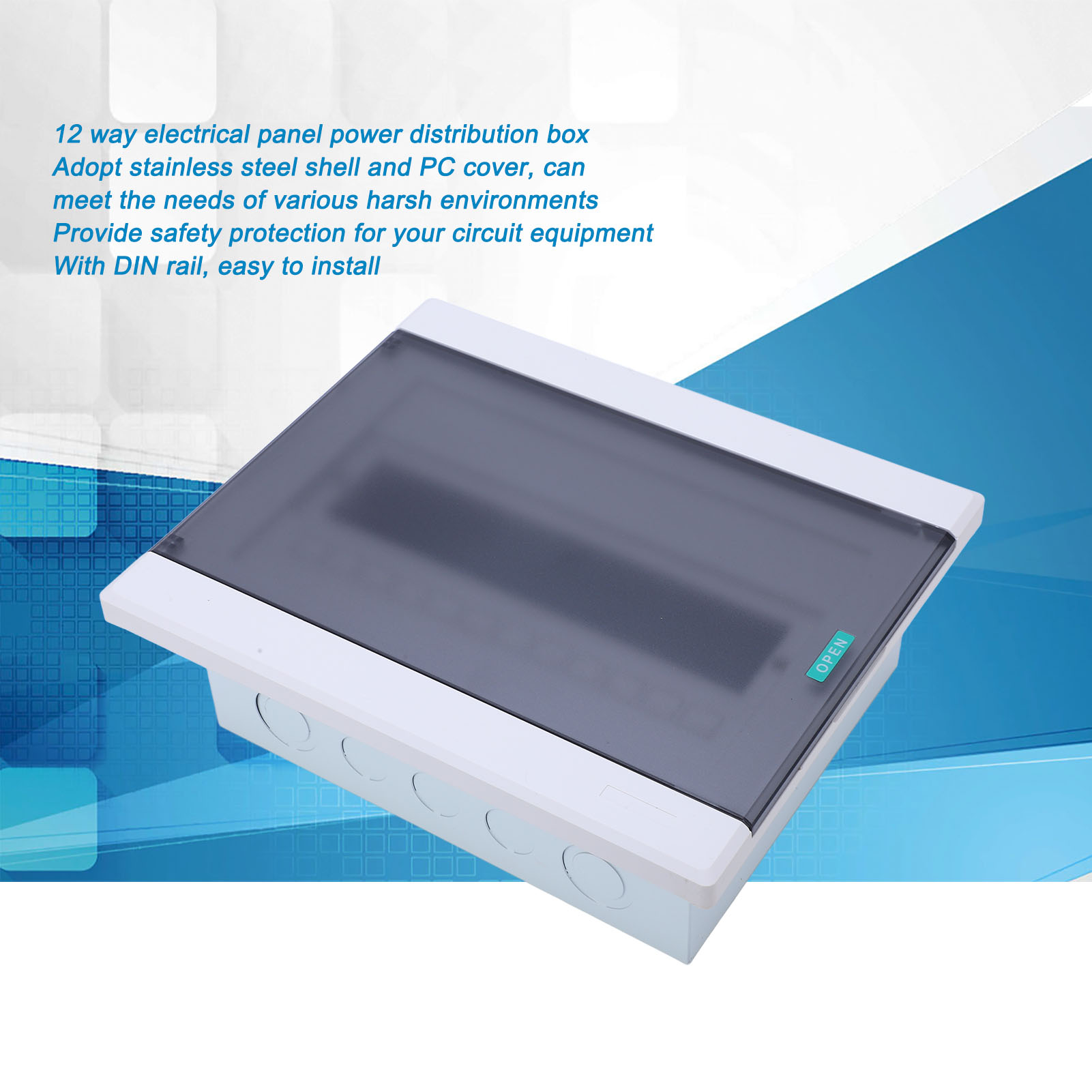 Power Distribution Box, Distribution Protection Box Safe Reliable for ...
