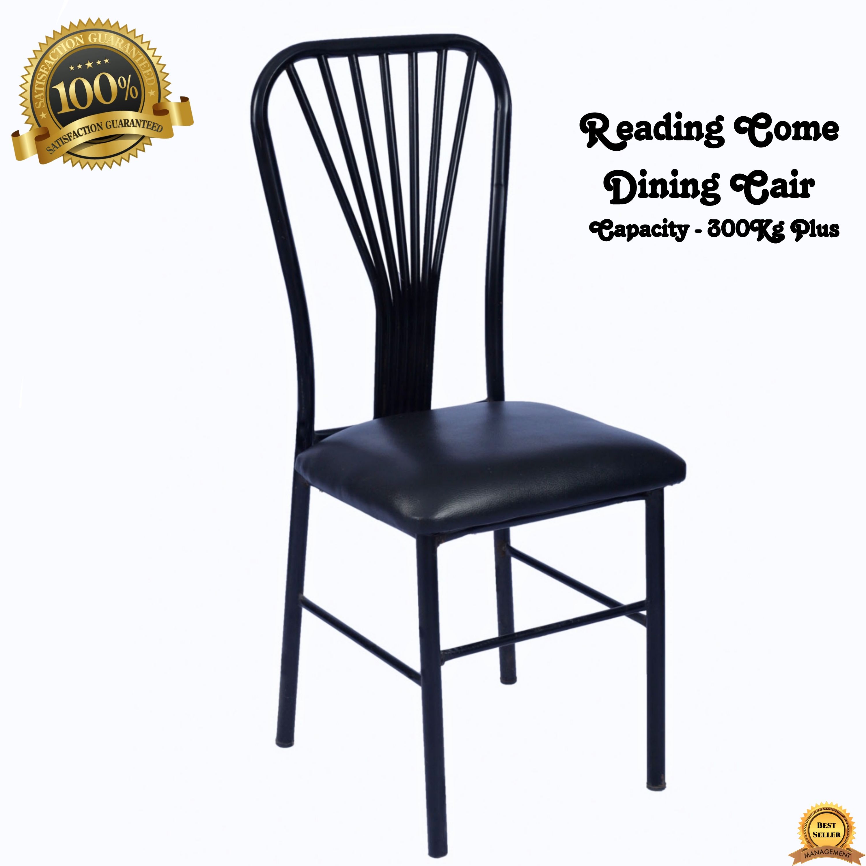 Black MS Pipe Dining Chair (Best Quality) - 1Pcs | Daraz.com.bd