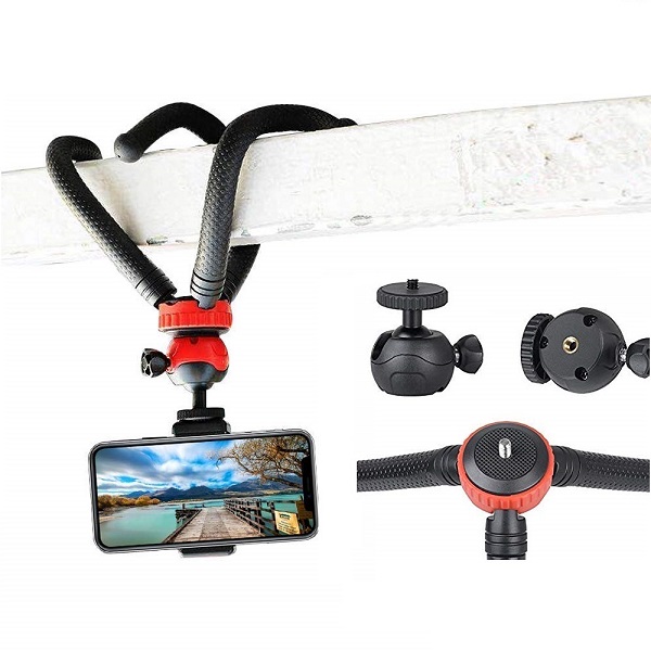 Portable Flexible and Universal Mobile Phone vlogging Tripod Octopus ...