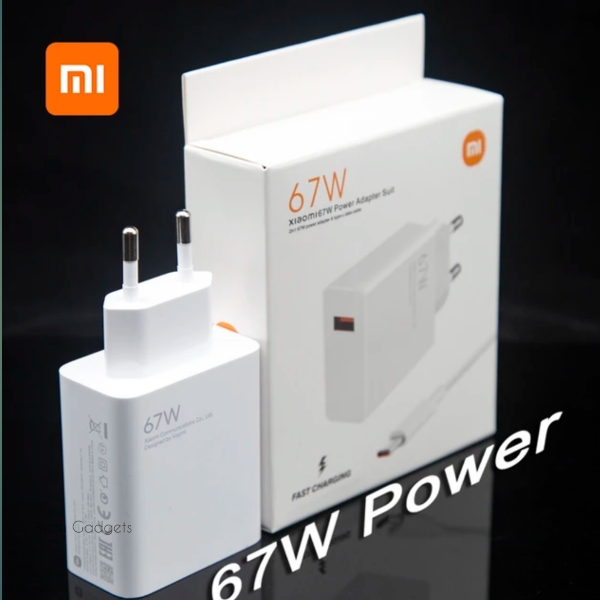 Xiaomi 67W Fast Charger, Power Adapter Suit, 2in 1 67W power adapter ...