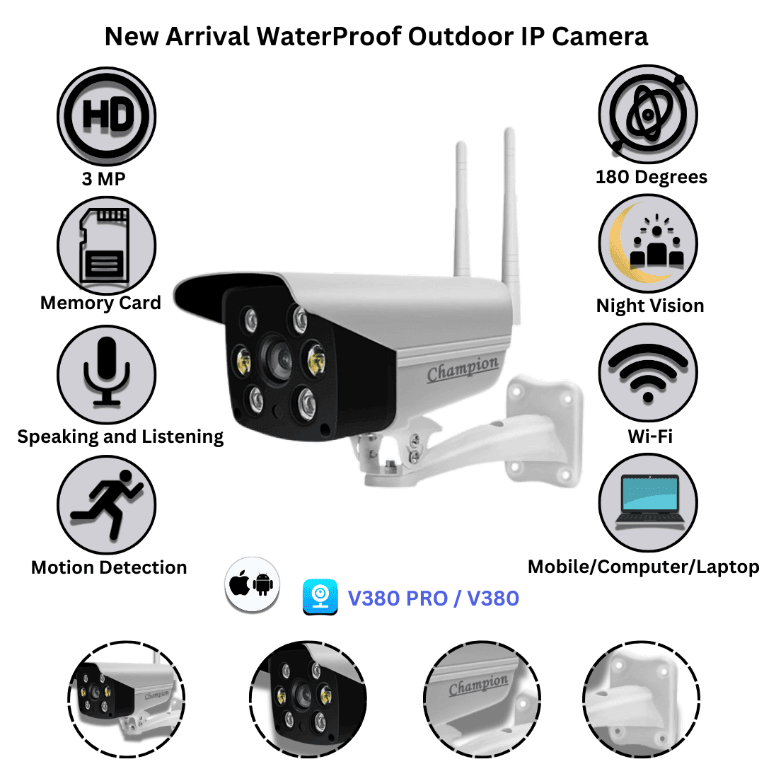 WaterProof Outdoor IP Camera | Daraz.com.bd
