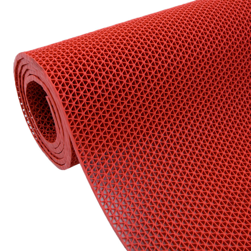 Polyvinyl Chloride-PVC Anti/Non Slip Floor Net Mat; (6 x 3) Ft/ (72 x ...