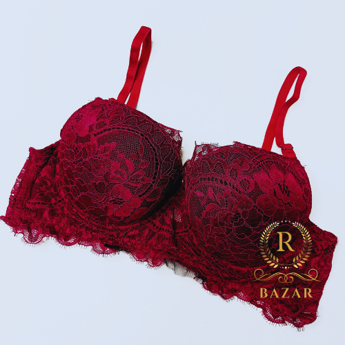 White Net Push Up Foam Bra for Women and Girls - Elevate Your Comfort ...