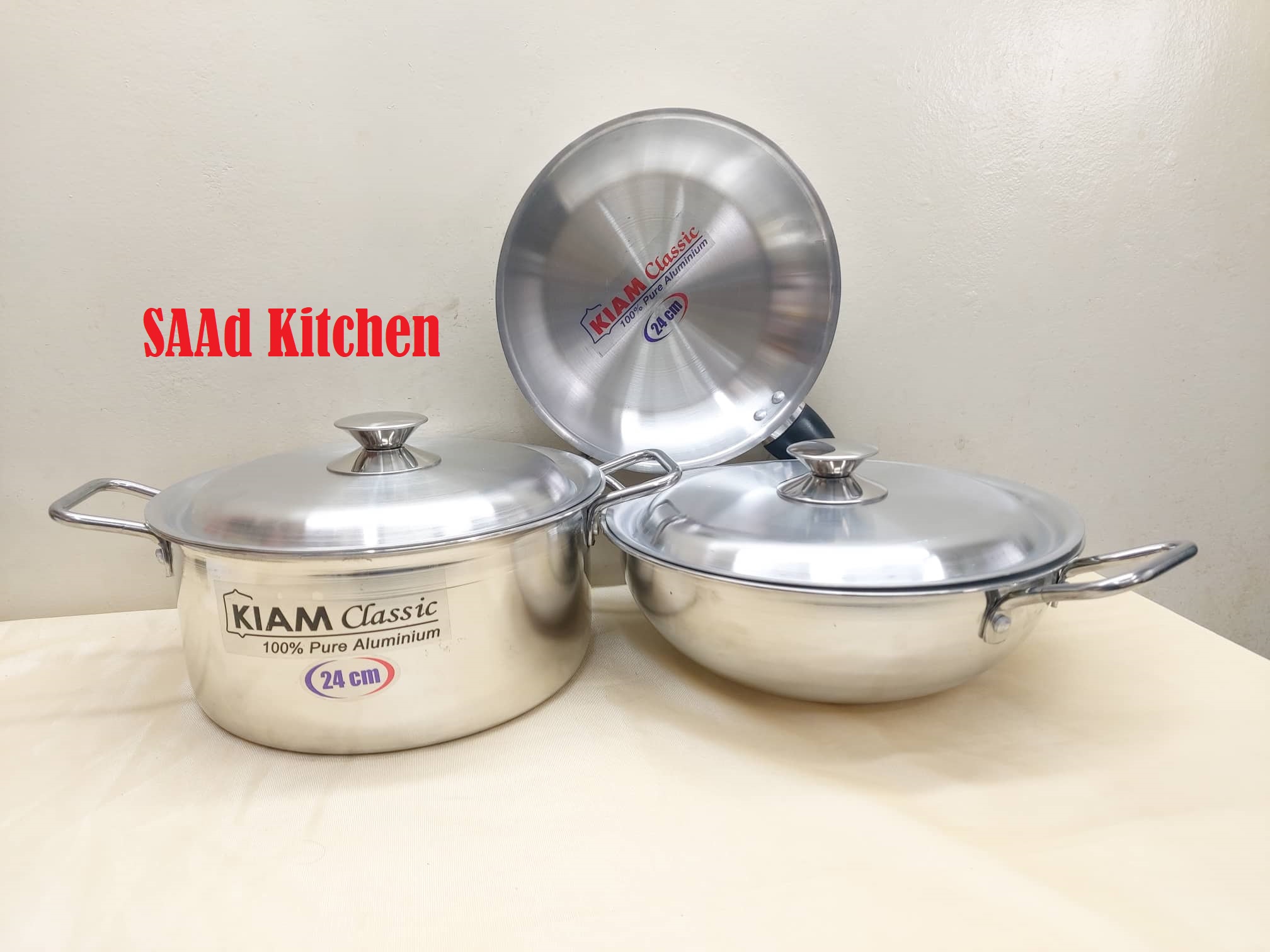 Family Pack 5 pcs Kiam Cookware Set Aluminium. Casserole Stock Pot ...