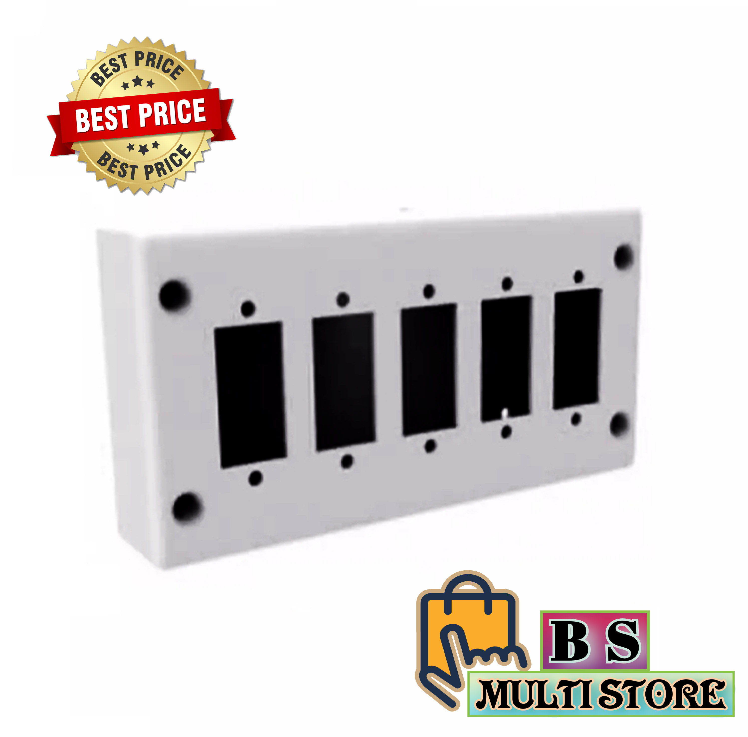 5 Hole Piano Switch Box Plastic Nylon ( Electrical Switch Board of 5 ...