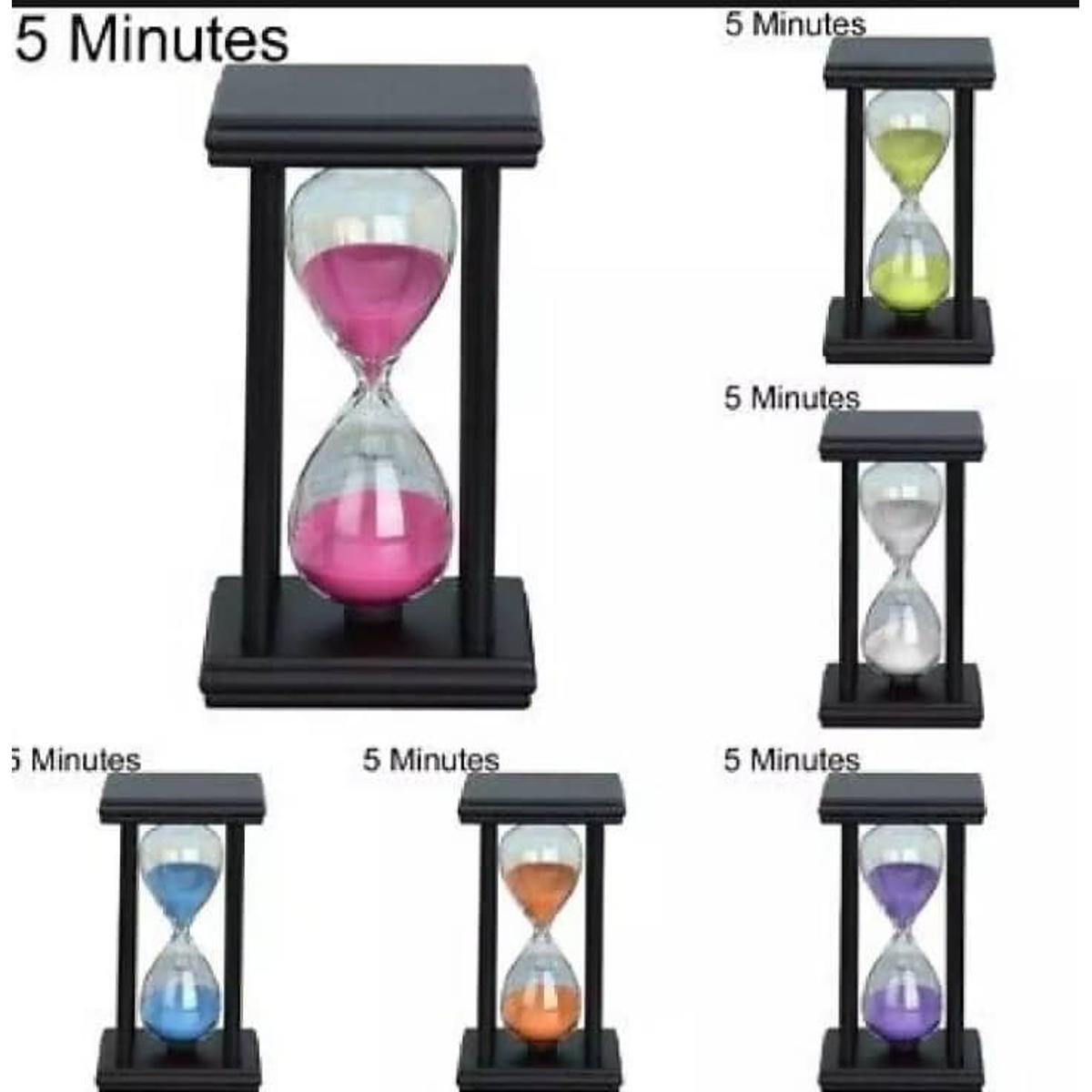 15 Minutes / 10 Minutes Glass Hourglass Wood Frame Wooden Frame ...