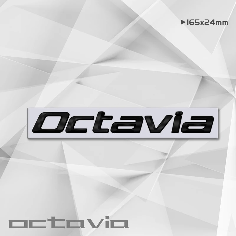 For Glossy Black SKODA 4x4 YETI FABIA RAPID SUPERB OCTAVIA KODIAQ KAROQ ...