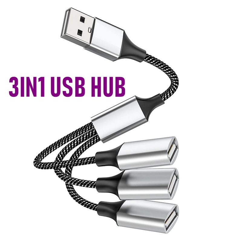 HXSJ USB Type C Hub Extensions 4 Port USB Cable Splitter OTG High Speed Transfer Adapter ...