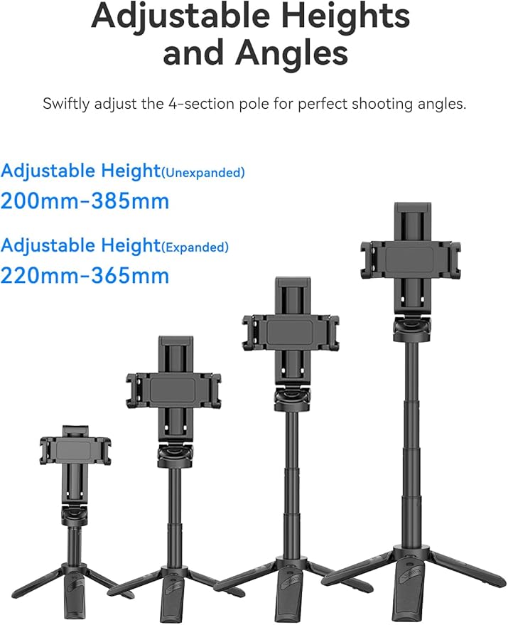 Ulanzi JJ02 Extendable Grip Phone Tripod with Remote M004