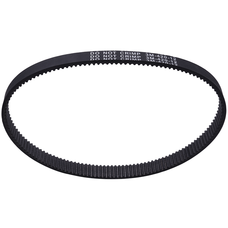 Replacement 3M-420-12 Black Rubber Driving Belt Round Belt Line Ring ...