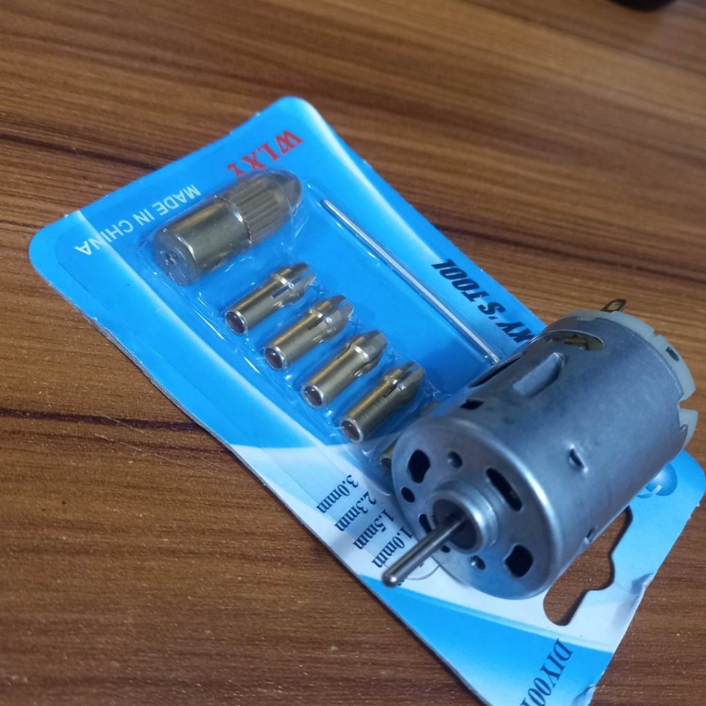 DC 12V Motor With Mini Drill Chucks Set 5 In 1 Electric Motor 2.35mm ...