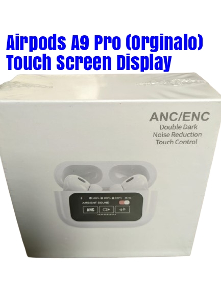 Airpods A9 Pro Touch Screen Display Wireless Airpods_ Bluetooth 5.4 ...