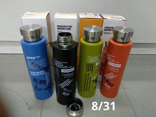500ml Sport Stainless Steel Water Bottle 1p | Daraz.com.bd