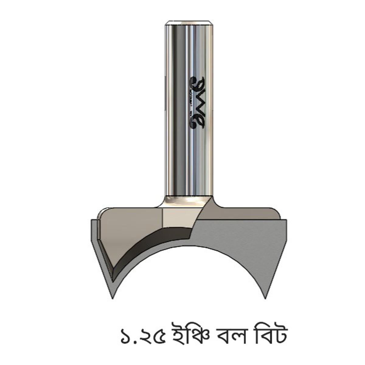 32mm Ball Bit Hand Router Wood Working Cutting Tools Model-W357 | Daraz ...