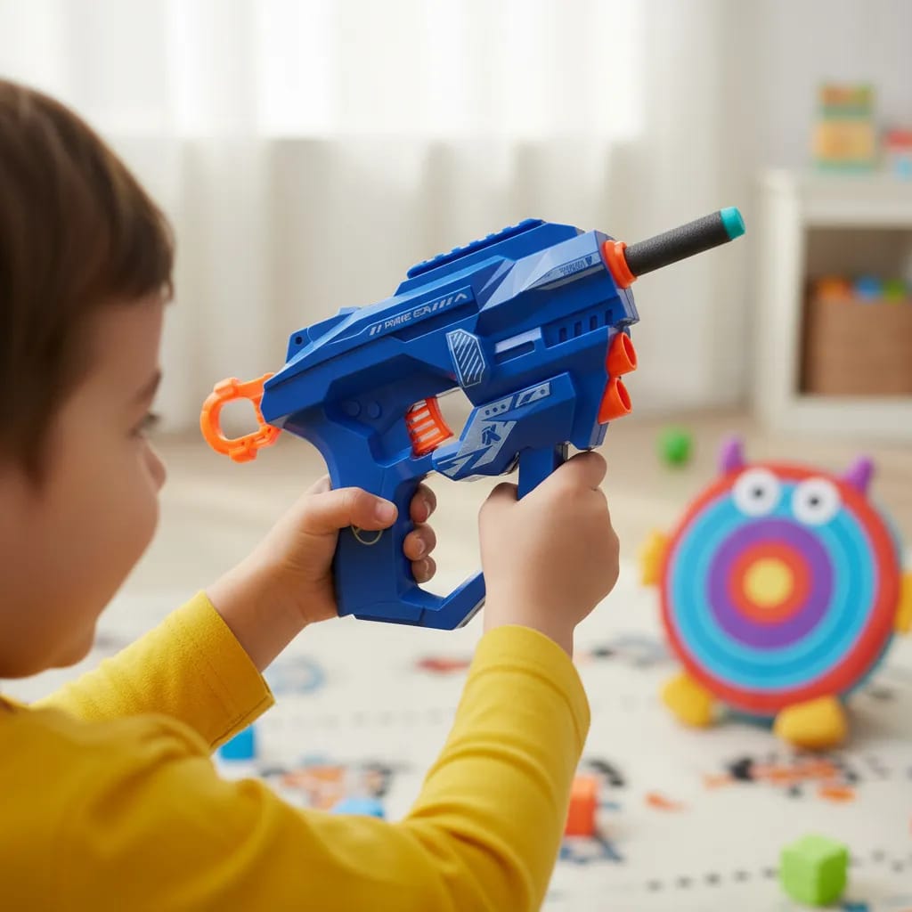 Spiderman Dart Gun With Spiderman Doll