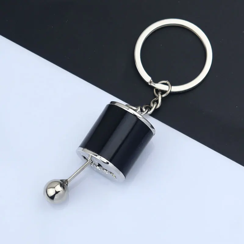 Car Gear Box Keychains Car Wheel Key ring Imitation 6 Speed Manual Car Styling Key ring | Daraz ...