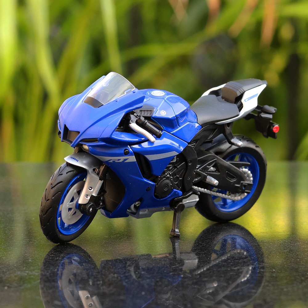 Maisto 1:18 Yamaha YZF-R1 2021 Die-Cast Vehicles Motorcycle Model Bike ...