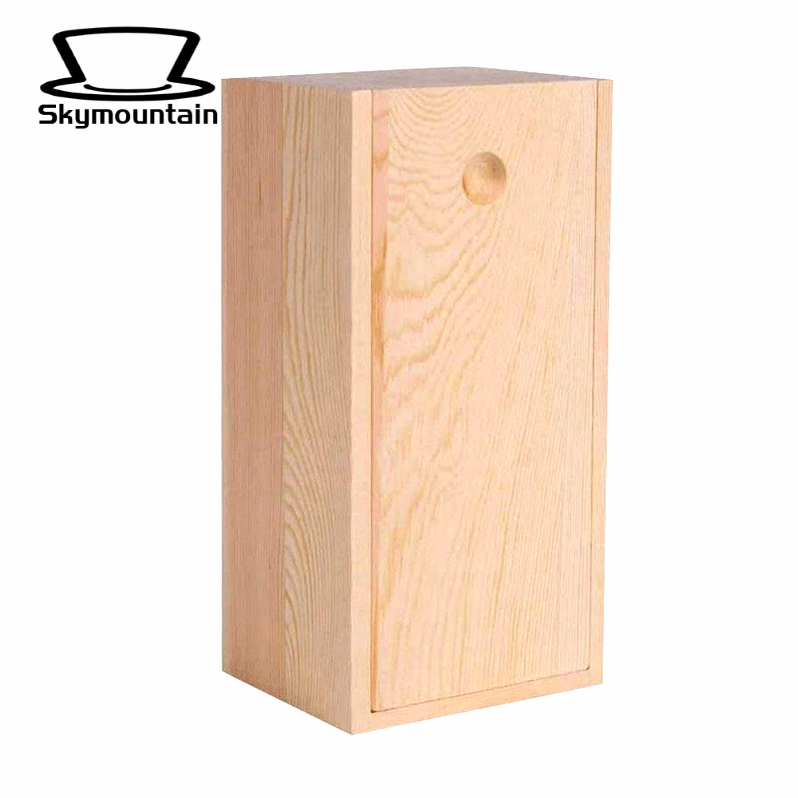 Burr-free Organizer Handmade Natural Wood Storage Box with Drawer Lid ...