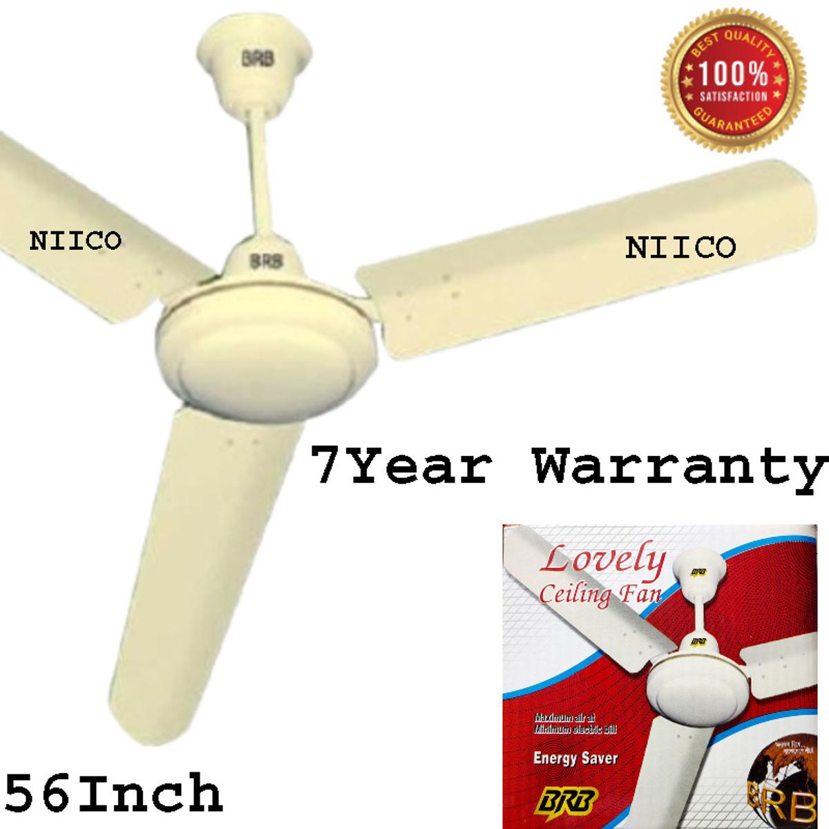 BRB Lovely celling fan 56" with official brand warranty | Daraz.com.bd