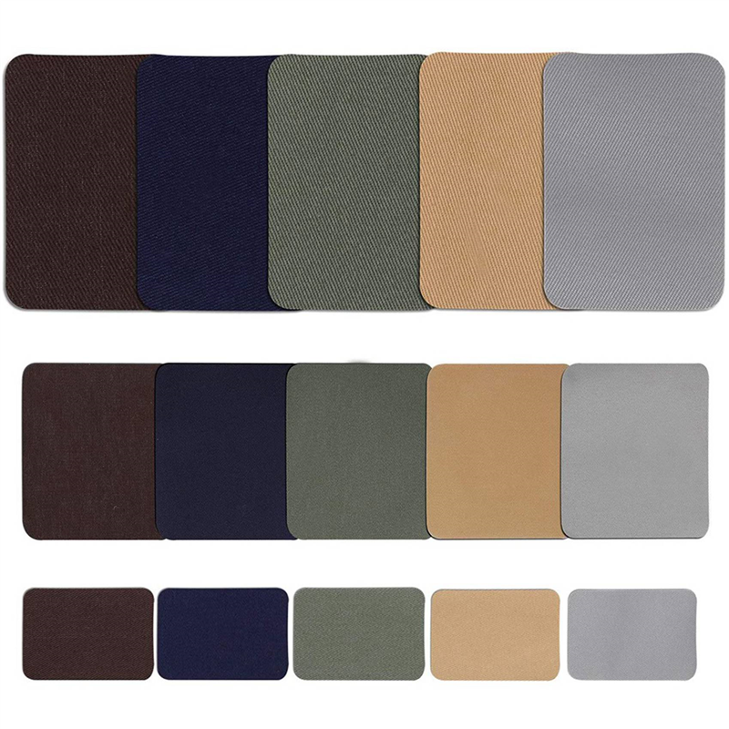 60 Pieces Iron on Fabric Patches Fabric Repair Patches Twill Clothing ...