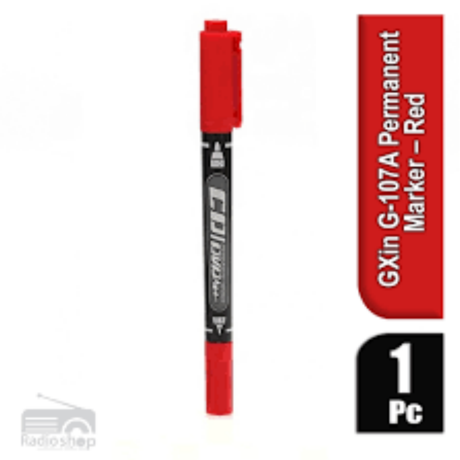 Permanent Marker GXIN G-107A Double Head CD/DVD Red Color Ink Pen ...