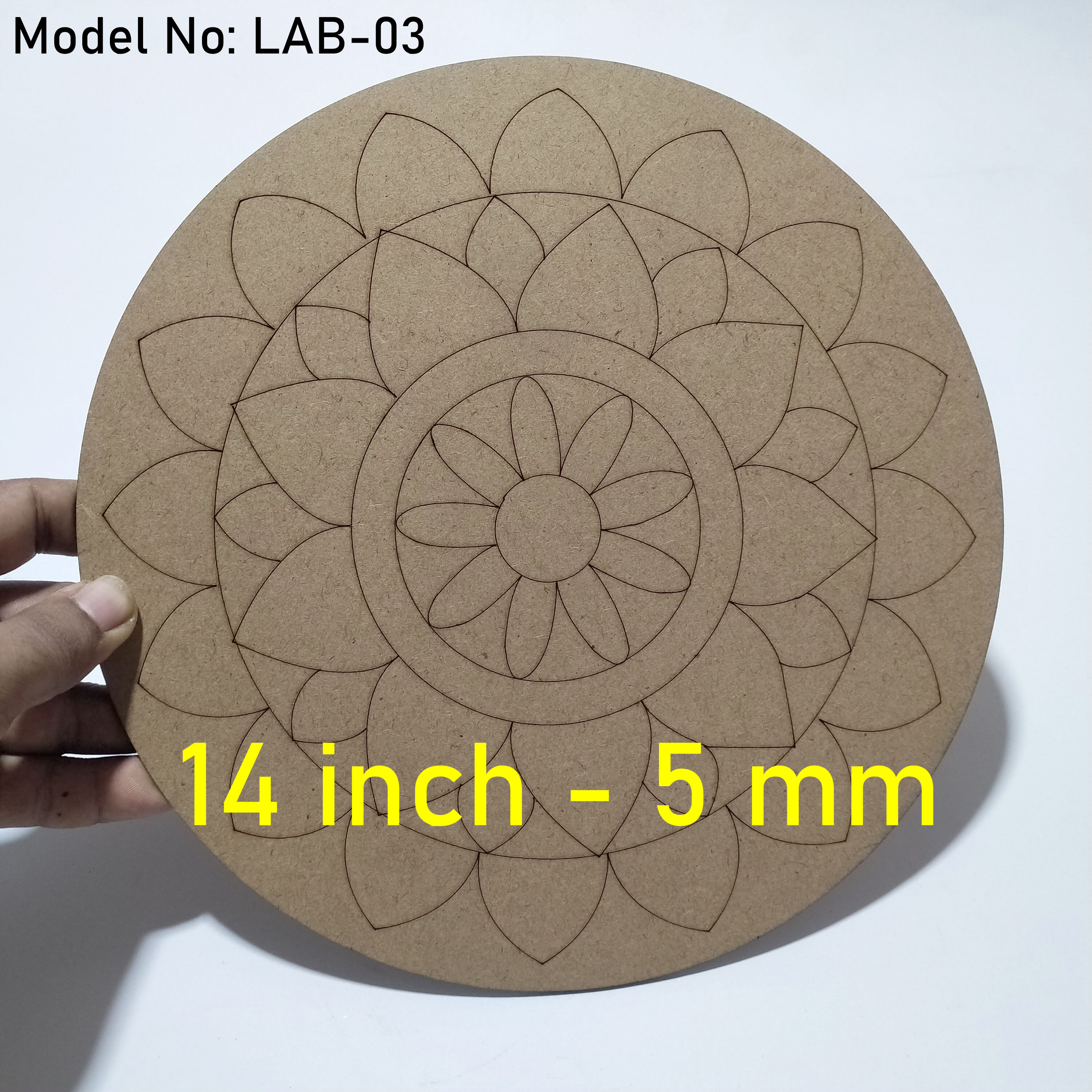 MDF Pre-Marked Lippan Art Board Base (Model No: LAB-03) | Daraz.com.bd