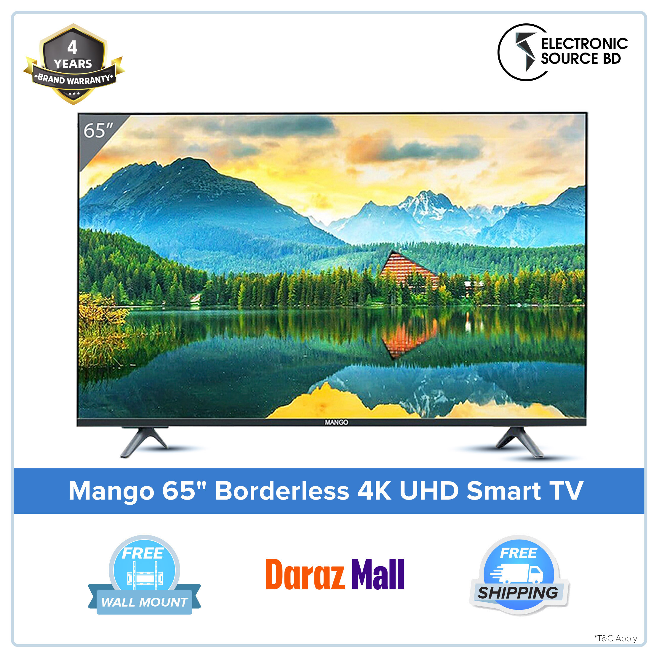 Mango 65 Inch webOS 4K Ultra HD TV (MG65FW1) | Daraz.com.bd