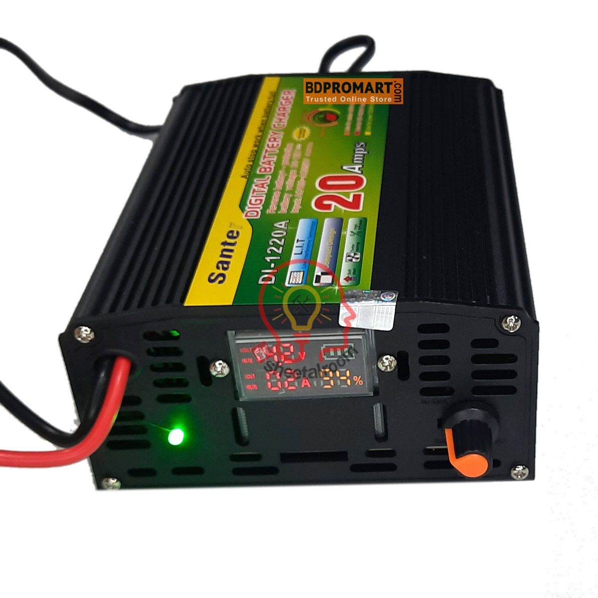 Digital Display Battery Charger 12v 20A full Auto Cut and Digital Smart ...