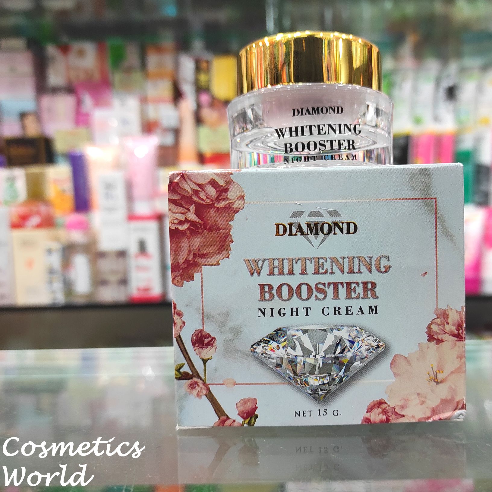 Diamond Whitening Night Cream - 15g (Thailand)